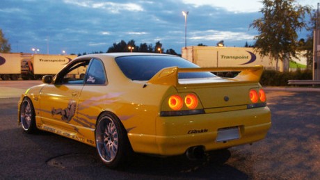 (海外UK)ワイルドスピード[ビッグバードスカイライン]レプリカ仕上げ!R33スカイラインGTST＆MOTOREX社!ビッグバードスカイライン動画