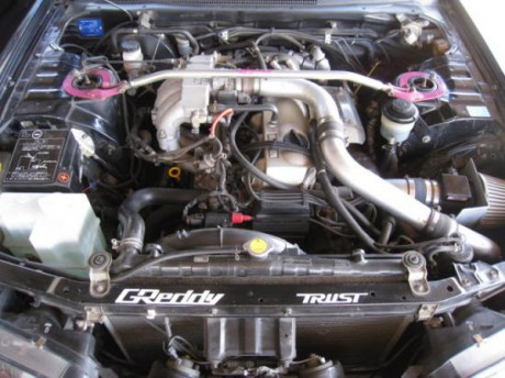 RB20Eシングルカムエンジン改TD05H-18Gウエストゲートターボ!日産R33スカイライン2ドア