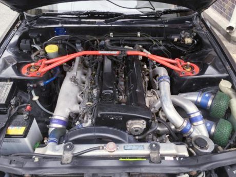 RB26ツインターボエンジンHKS金プロ制御!後輪駆動!HCR32スカイライン2ドアGTS-tの国内中古車を掲載