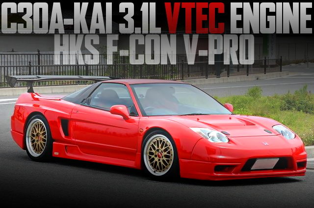 C30A改3.1リッターVTECエンジン!Vプロ制御!02R+ワイドボディ化!NA1型ホンダNSXの国内中古車を掲載