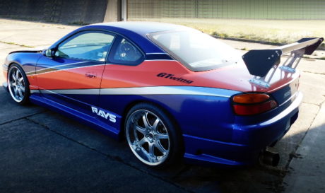 LS3型6.2L･V8エンジン換装!6速シーケンシャル!｢TOKYO-DRIFTモナリザ仕様｣S15シルビアのUK中古車を掲載