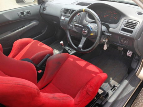 B16A型1.6L･VTECエンジン＆5速MT公認!BANZAIホイール!2代目EJ7シビッククーペの国内中古車を掲載