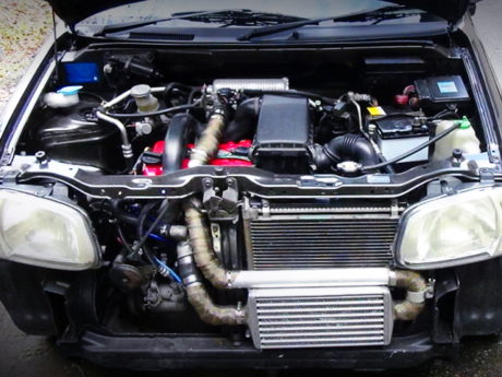 K6A型DOHCターボ換装!ラパンSS用5速MT!フルスポット増＆ウレタン強化!HA23系アルトバンの国内中古車を掲載