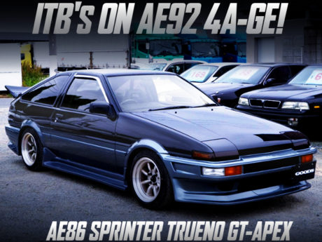 AE92後期4AG改4連スロットル!セッティング!AE86型スプリンタートレノGT-APEXの国内中古車を掲載