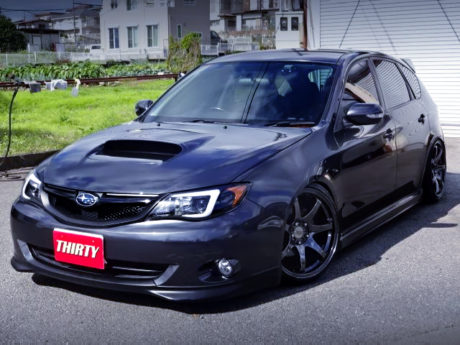 STANCE!CUSCOアーム＆BLITZ車高調!XXRツライチ!EJ20ターボ＆5MT!GH8インプレッサ2.0GTハッチの国内中古車を掲載