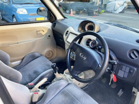 ソニカ流用KF-DETターボエンジン換装!L175系MOVE用5速MT!L235S型ダイハツ・エッセDの国内中古車を掲載