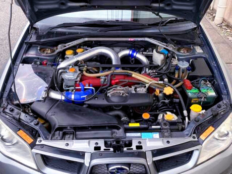 EJ207改HKS製2.2Lキット!JPturbo製ターボチャージャー!EcuTek書換!GDB鷹目インプレッサWRX STI Aラインの国内中古車を掲載