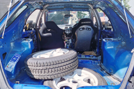 FR!後輪駆動化!2シーター!前置きインタークーラー!GGA鷹目インプレッサスポーツワゴンWRXの国内中古車を掲載