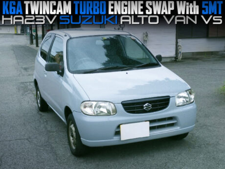 K6Aツインカムターボエンジン移植!5速MT!HA23V型スズキ・アルトバンVsの国内中古車を掲載