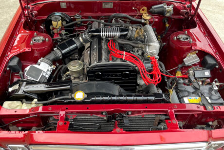 DOHC仕様6M-GEU型3.0Lエンジン移植!公認!5速MT!ハヤシ履き!ブタ目!MX41型マーク2グランデの国内中古車を掲載