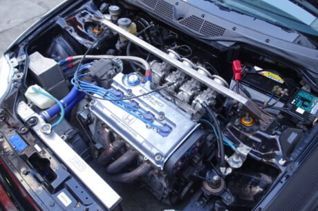 4スロ仕様B16B改1.8L VTECエンジン!パワーFC現車セッティング!EK9型シビックタイプRの国内中古車を掲載