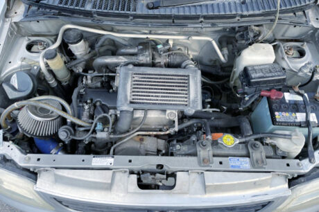 TRターボ用EF-DETターボ換装!ハネ上げ直管マフラー!5速MT!5代目L700系ミラの国内中古車を掲載