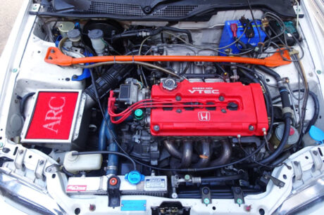 SPOON製B16A型VTECコンプリートエンジン搭載!SPOON製ECU!クロスミッション!EG6後期最終シビックSiR2の国内中古車を掲載