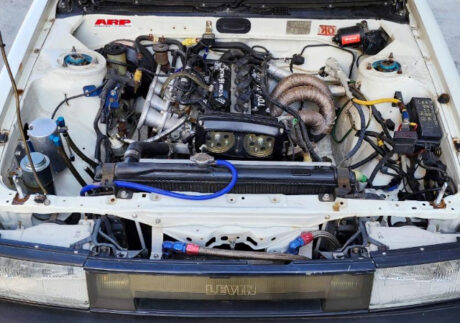 4.5AG改4連スロットル!フリーダム制御!ルート6フルクロス!AE86型カローラレビンGTの国内中古車を掲載