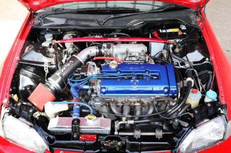 B16A型VTECエンジンスワップ公認!5速MT!ADVANホイール!EJ1型シビッククーペの国内中古車を掲載