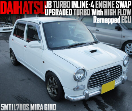 JB直4ターボ移植＆ハイフロー加工タービン!書換ECU!5速MT!L700S型ダイハツ・ミラジーノの国内中古車を掲載