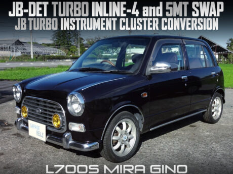 JB-DETターボエンジン移植!5速MT換装!JBターボ用スケールメーター!L700S系ミラジーノの国内中古車を掲載