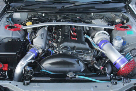 GP-SPORTSワイドボディ!SR20改HKS製GT3-RSタービン!金プロ!S15シルビアスペックR L-PKGの国内中古車を掲載