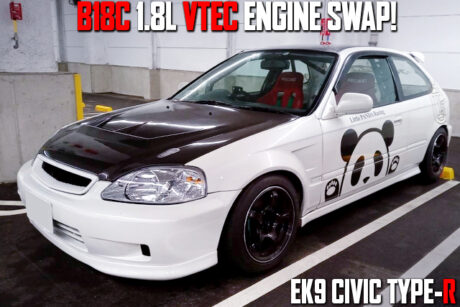B18C型1.8L VTECエンジン移植!5速マニュアル!ロールケージ!2名乗車!EK9型シビックタイプRの国内中古車を掲載