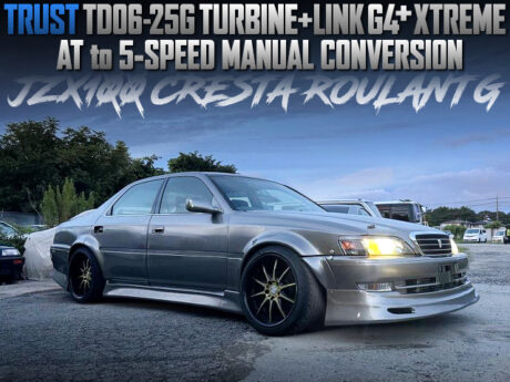 トラストTD06-25Gタービン!リンクG4+XTREME!110系5速MT!伊藤オートV1フェンダー!100クレスタ・ルラーンGの国内中古車を掲載