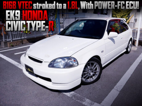 B16B改1.8L VTECエンジン搭載!パワーFC制御!ロールバー!5速MT!EK9シビックタイプRの国内中古車を掲載