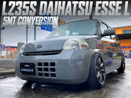 パナスポーツ7J履き!加工ロアアーム!TANABE車高調!5速MT公認!KF-VEエンジン!L235S型ダイハツ・エッセLの国内中古車を掲載