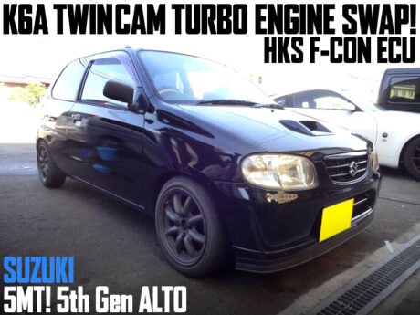 K6Aツインカムターボスワップ!HKS製F-CON制御!5速MT!5代目スズキ・アルトVsの国内中古車を掲載