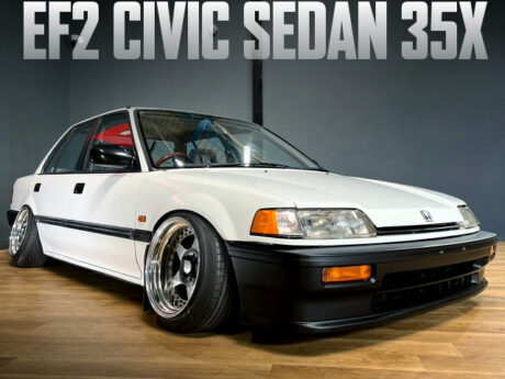 前後キャンバー角付きWORKマイスターCR01履き!5速MT!EF2型グランドシビックセダン35Xの国内中古車を掲載