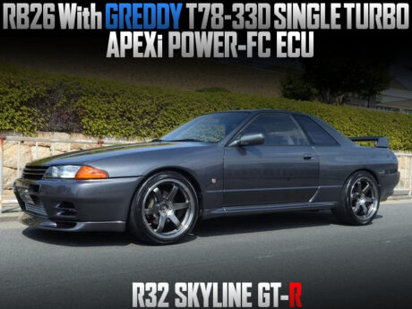 RB26改T78-33Dシングルターボ!パワーFC制御!ラインロック!R32スカイラインGT-Rの国内中古車を掲載