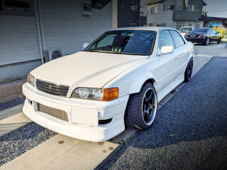 ドリフト仕様!1.5JZ改HKS製GT3037シングターボ!LINKクロフネ制御!JZX100後期チェイサーの国内中古車を掲載