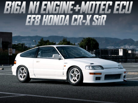 B16A N1エンジン搭載！モーテック制御！EF8型ホンダCR-X SiRの国内中古車を掲載